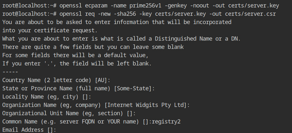 Secure The Docker Registry With Password And Tls Certificates